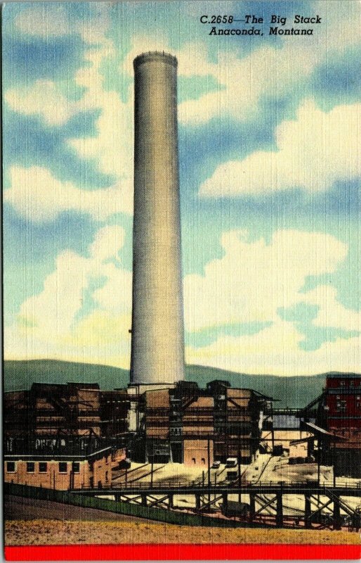 The Big Stack, Anaconda Smoke Stack Park, Montana Washoe Smelter ...