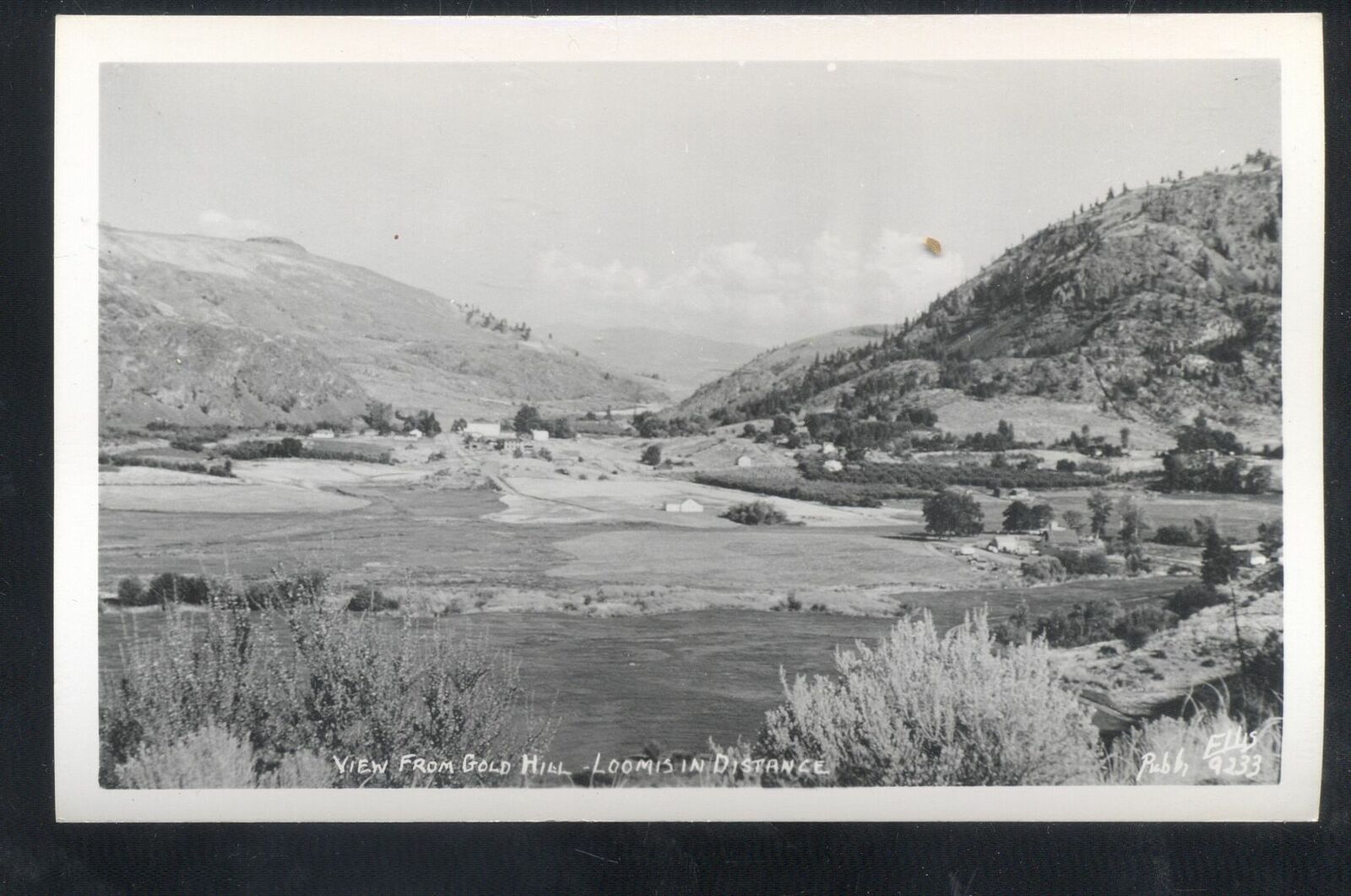 Rppc Loomis Washington View From Gold Hill Ellis 4233 Real Photo ...