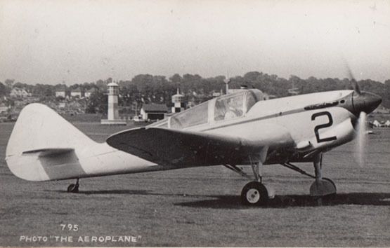 Miles M9 RR Kestrel Trainer WW2 Plane Liverpool Real Photo WW2 Aircraft ...