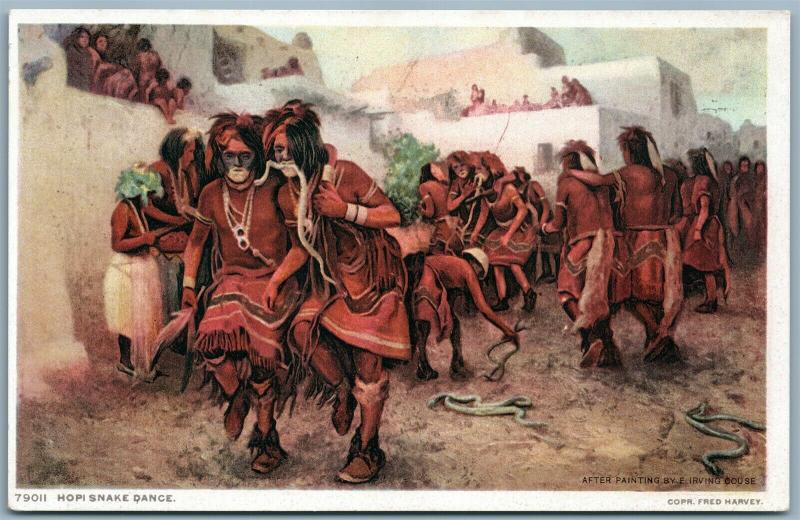 Hopi Indians Snake Dance Antique Postcard | Topics - Cultures ...