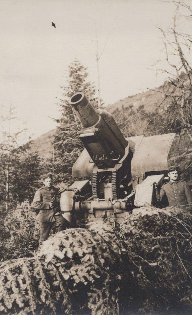 Rppc Heavy GUN Soldiers Germany WW1 Military Real Photo Postcard (C ...