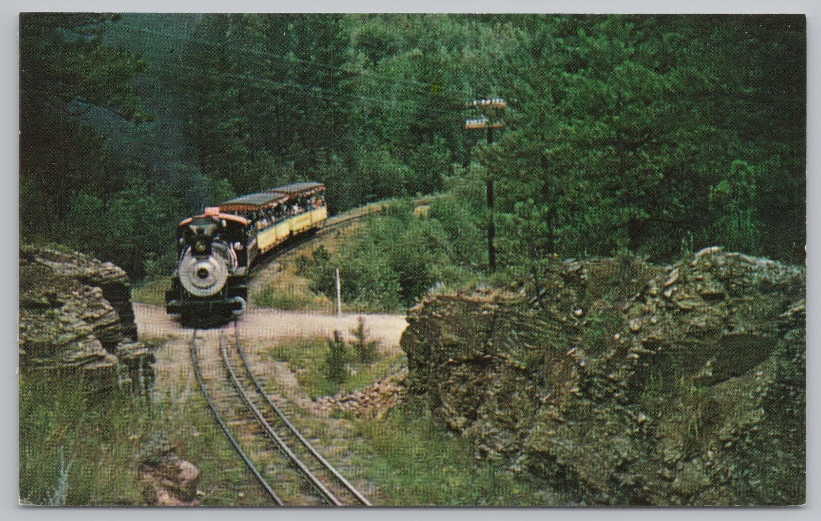 Transport~1880 Narrow Gauge Steam Train Of The Black Hills Central RR ...