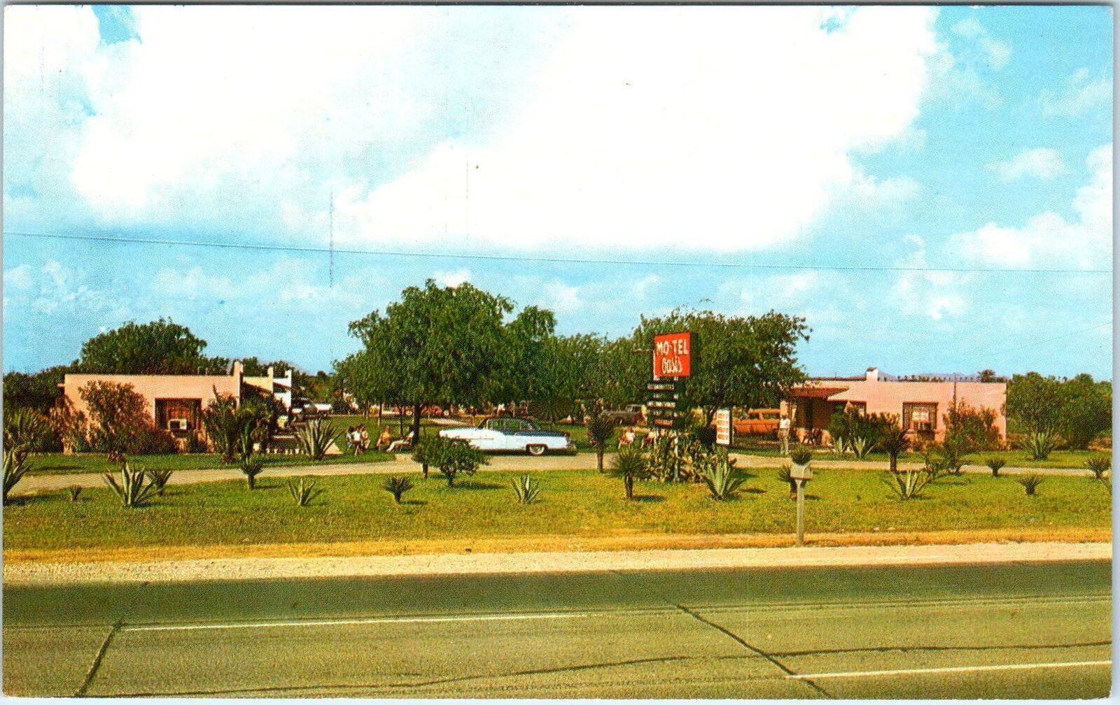 SAN BENITO, Texas TX ~ Roadside OASIS MOTEL c1950s Seth & Maud Boon ...