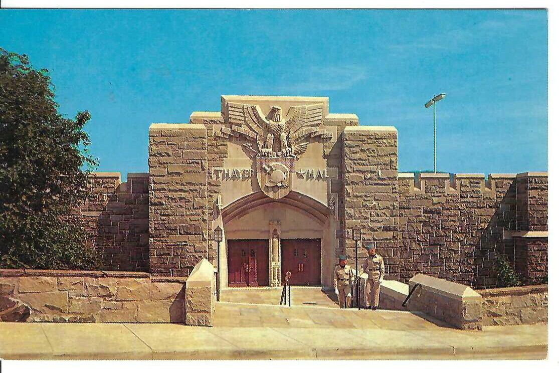 CH-019 NY West Point United States Military Academy Thayer Hall Chrome ...