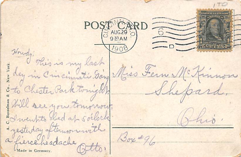 Cincinnati Fire Department Headquarters Fire Department 1908 | Topics ...