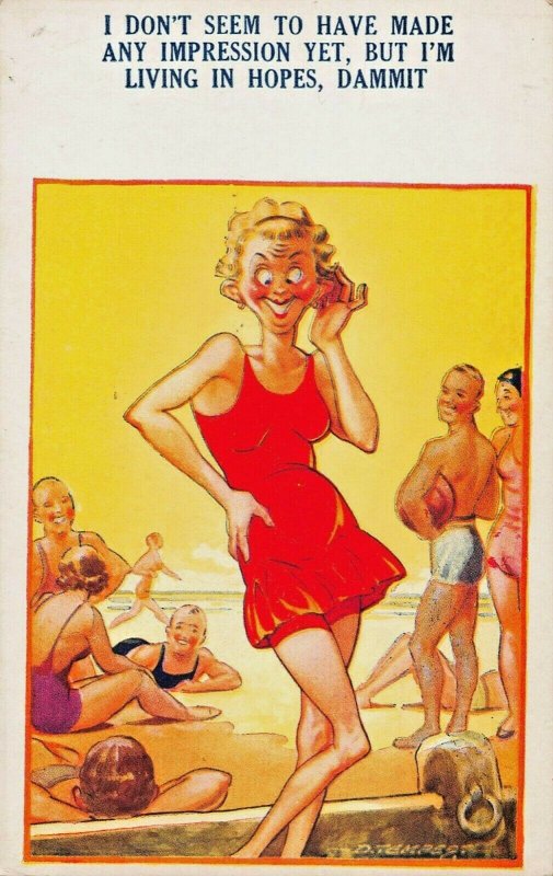 I Don't Seem to Have Made ANY Impression Yet-Dammit!-Bamforth Comic ...