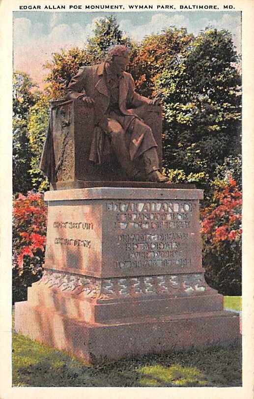 Edgar Allan Poe Monument Wyman Park - Baltimore, Maryland MD | United ...