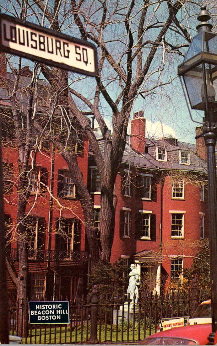 Massachusetts Boston Historic Louisburg Square On Beacon Hill | United ...