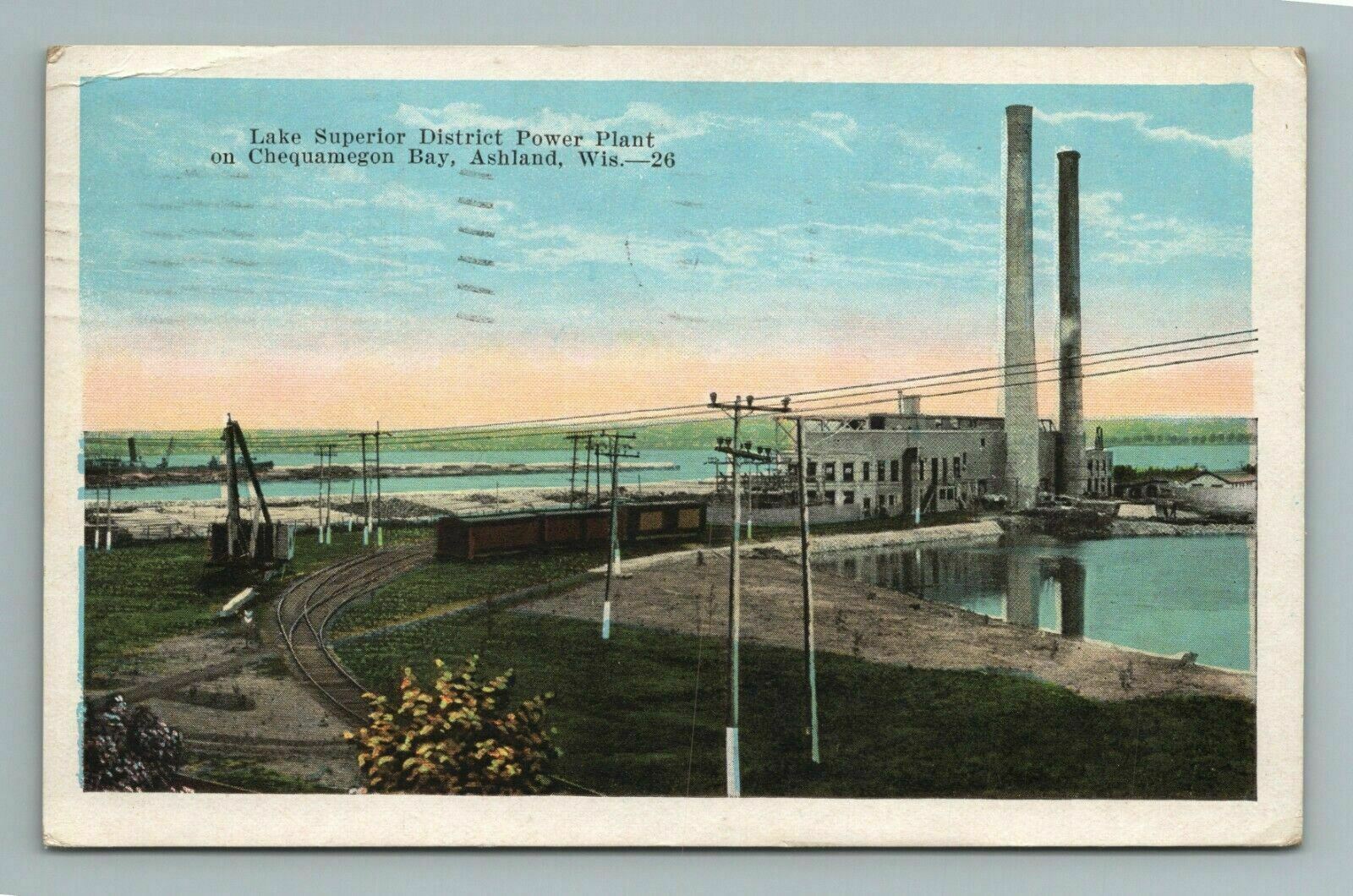 Lake Superior District Power Plant Chequamegon Bay Ashland Wisconsin ...
