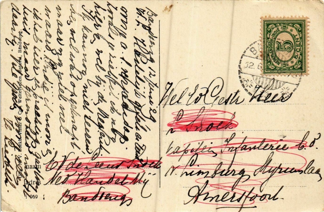 PC CPA BANDOENG Groote Postweg met Schouwburg INDONESIA (a13866) | Asia ...