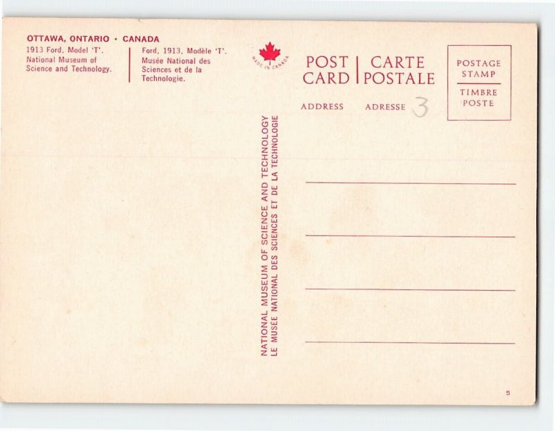 Postcard 1913 Ford, Model 'T', National Museum of Science and ...