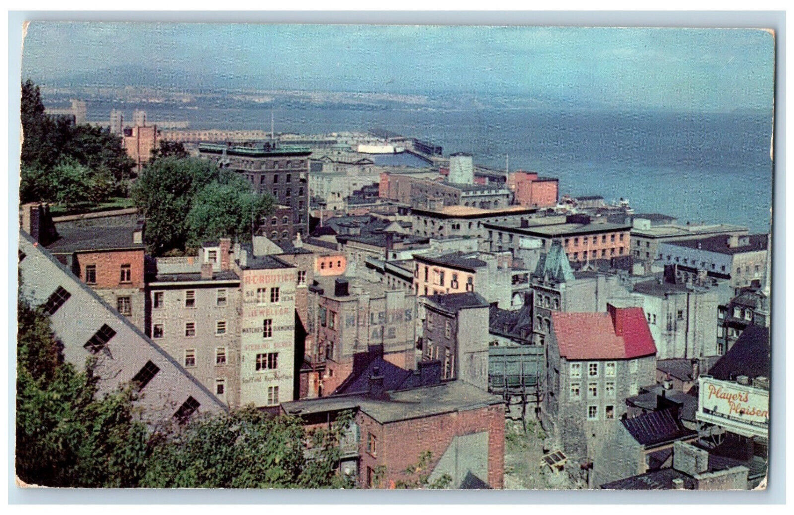 1959 Quebec City "The Lower Town" PQ Quebec Canada Vintage Posted ...