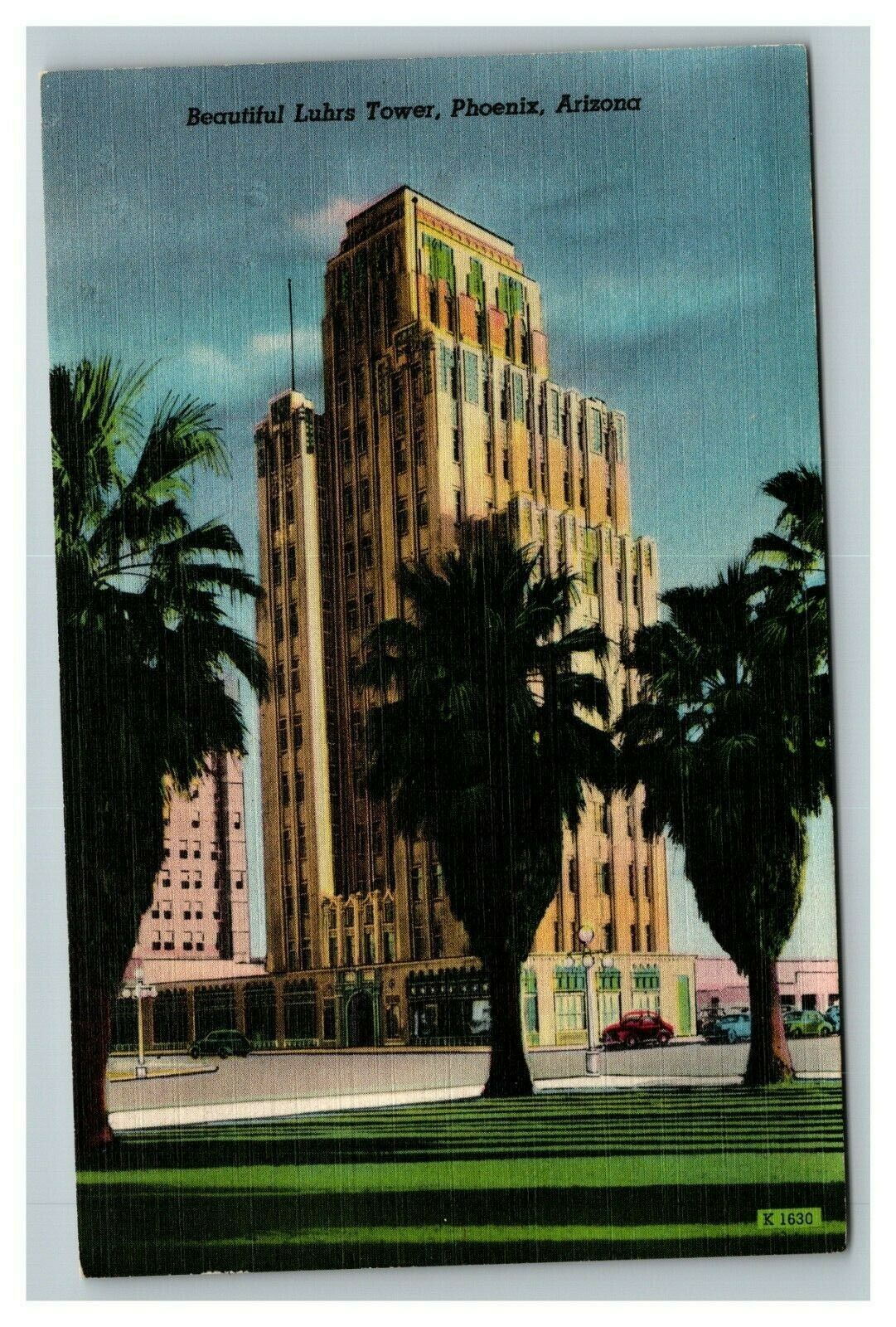 Vintage 1940's Postcard Luhrs Tower Art Deco Skyscraper Downtown ...