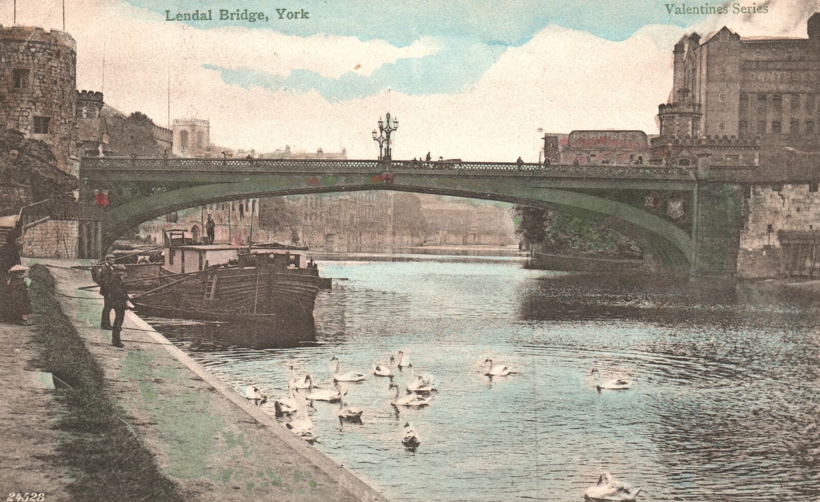 Vintage Postcard 1905 Lendal Bridge York Modern Road Bridges United ...