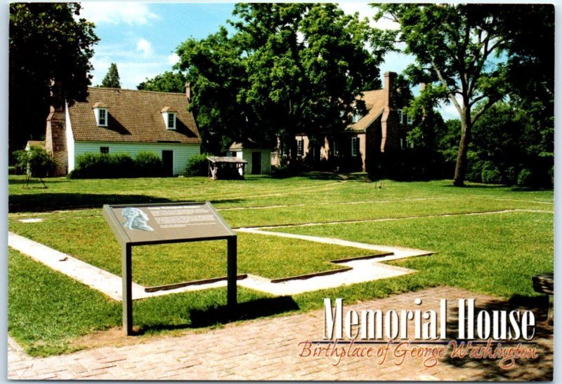 Back Of Memorial House, George Washington's Birthplace National ...