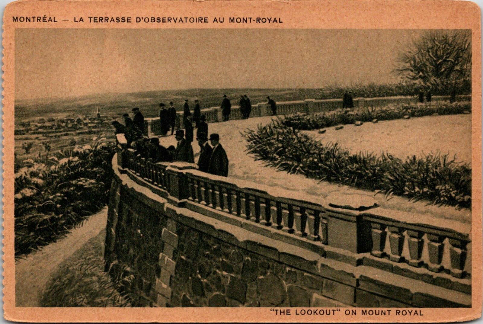Vintage Postcard the Observatory & Lookout Atop Mount Royal Montreal ...