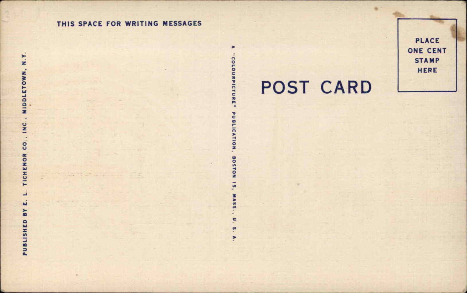 Middletown New York NY Street Scene Visible Signs Linen 1930s-50s Linen ...