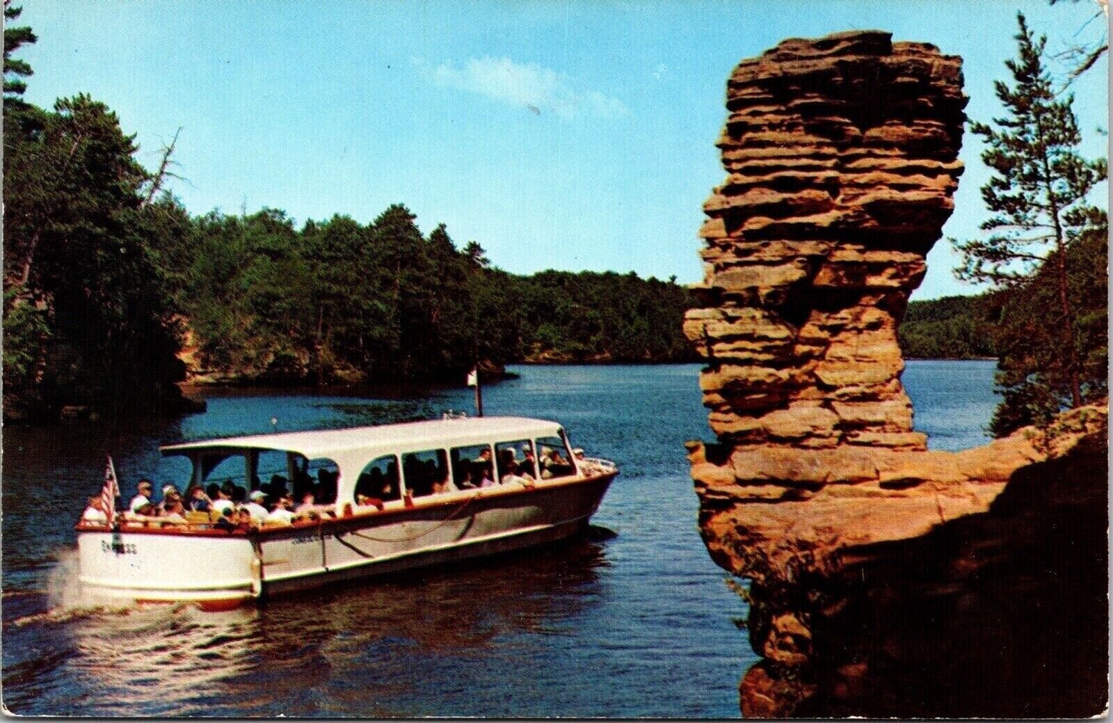 Sightseeing Boat Trip Upper Dells Chimney Rock Wisconsin Dells WI ...