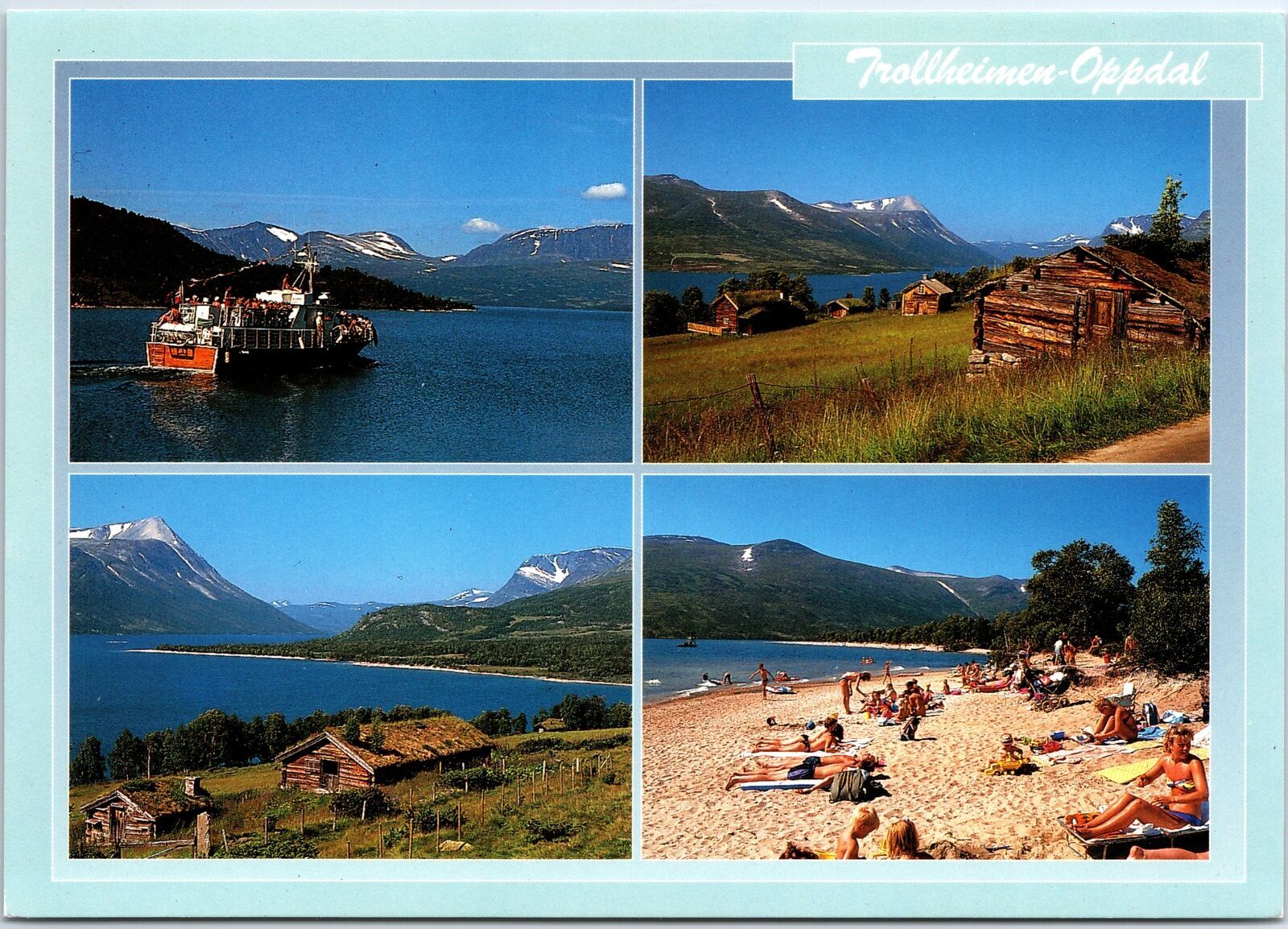 Continental Size Postcard Sights Scenes & Culture of Norway 1970s-1990s ...