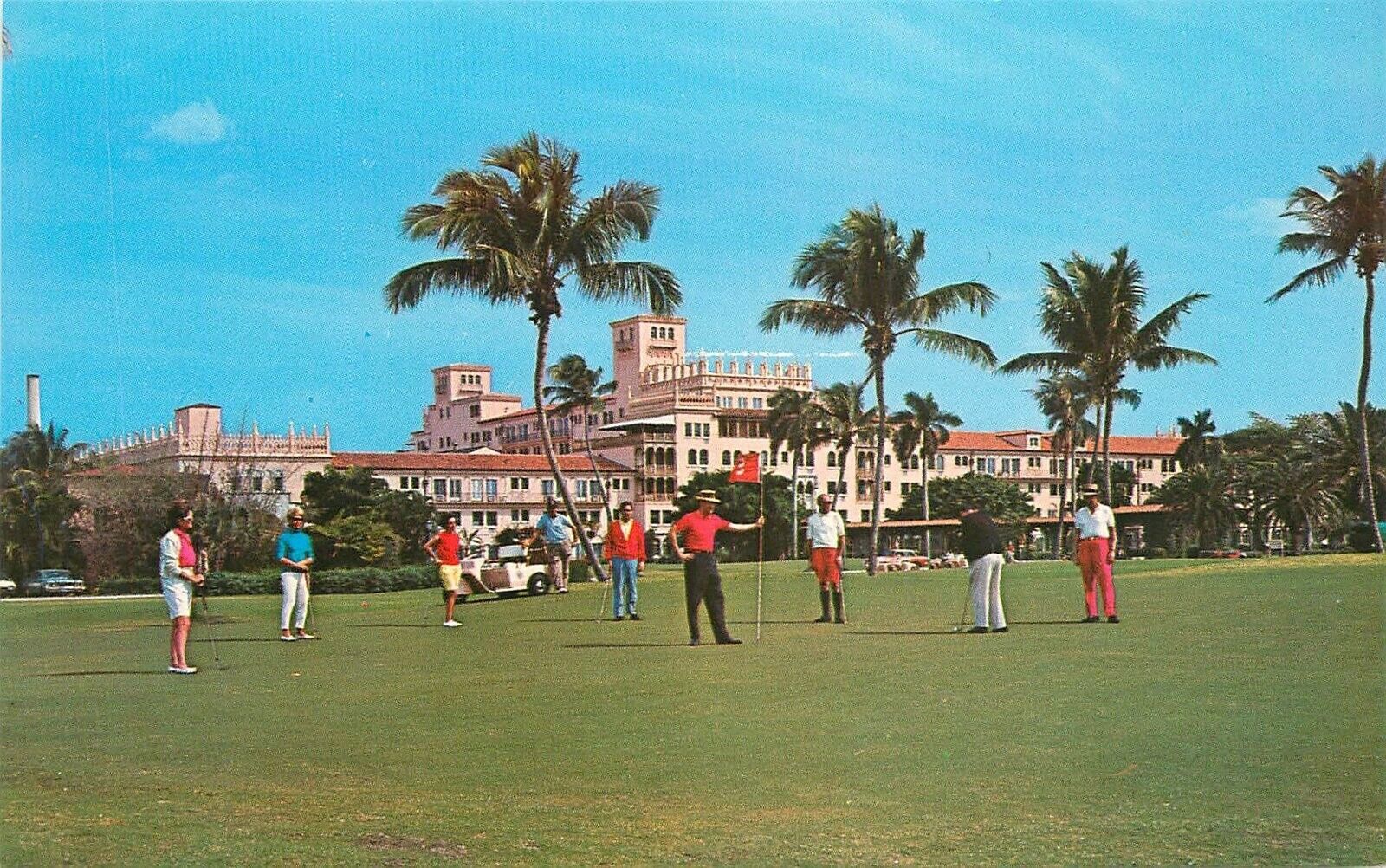 Postcard Florida Boca Raton Hotel & Club 1950s Hannau Robinson 22-14084 ...