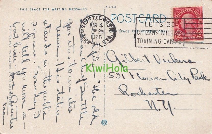 Postcard Native American Princess Angeline Daughter Chief Seattle WA ...