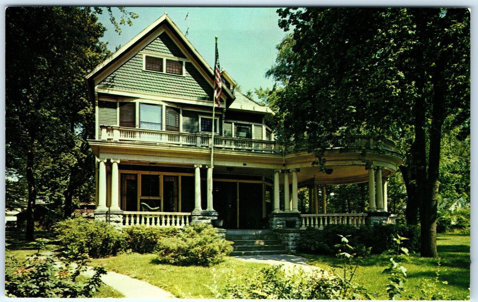 c1950s Marion OH Warren Harding Home Museum Victorian House Porch ...