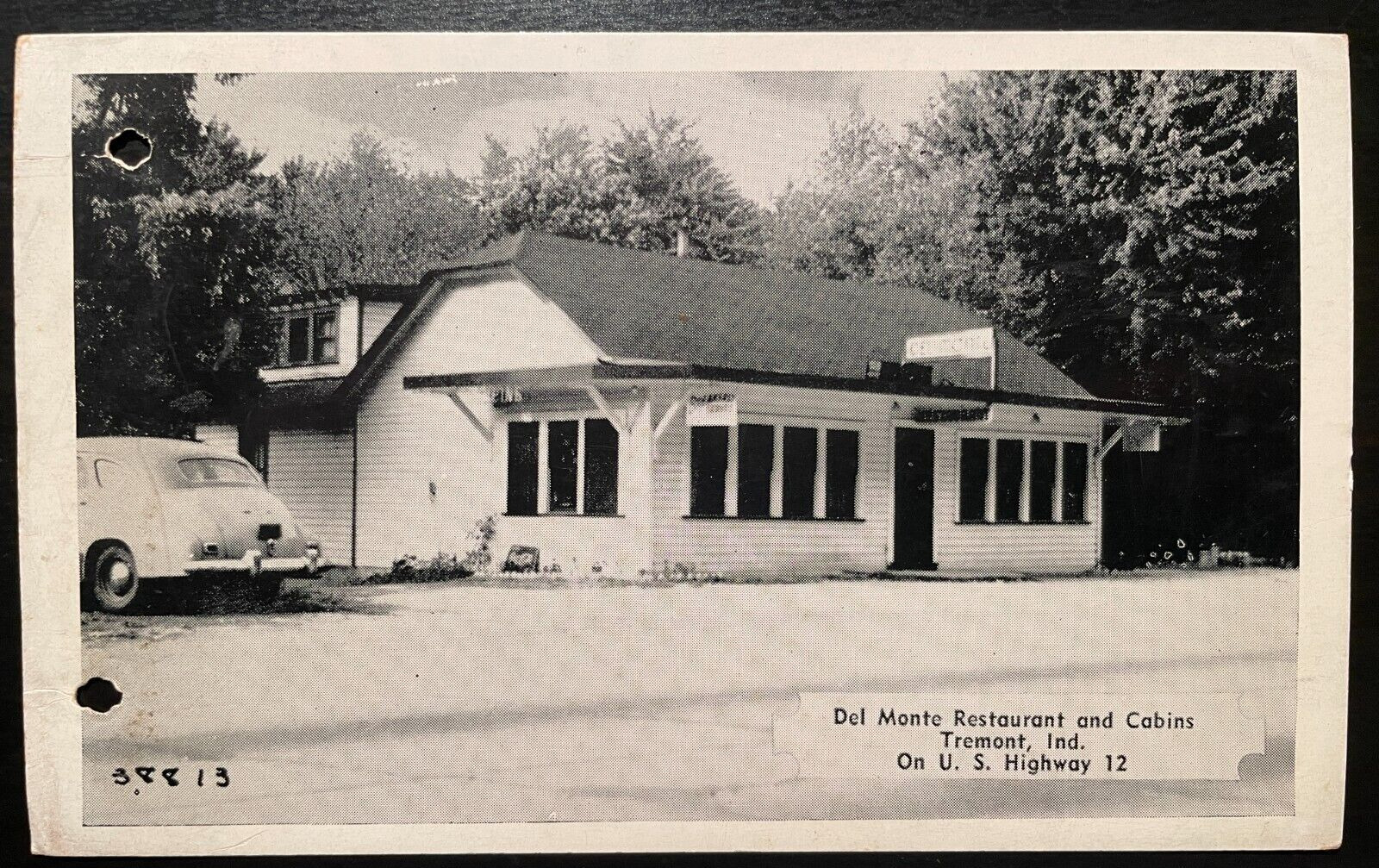 Vintage Postcard 1940's Del Monte Restaurant and Cabins, Tremont ...