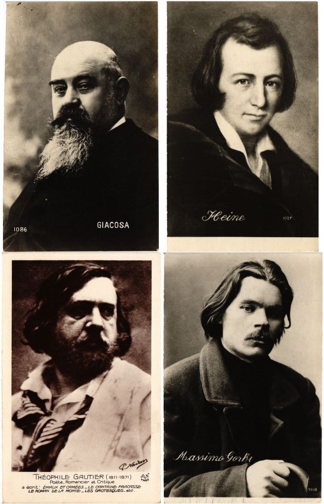 FAMOUS PEOPLE WRITERS 37 Vintage Postcards (L5059) | Europe - Belgium ...