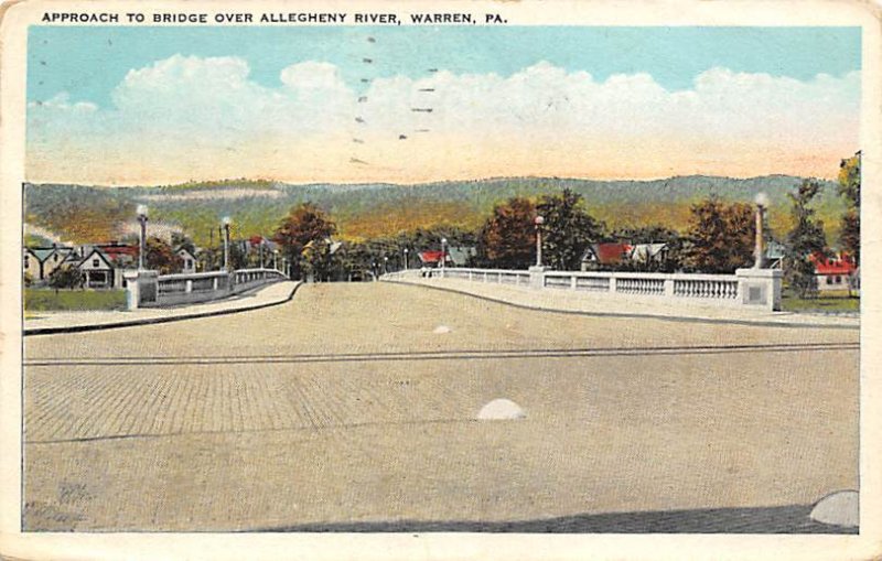 Approach to Bridge over Allegheny River Warren Pennsylvania, PA ...
