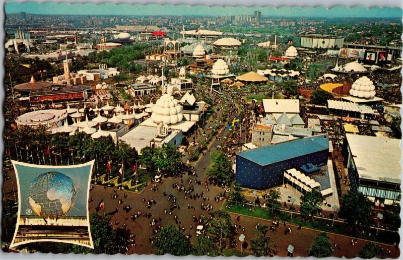 View New York World's Fair Fairgrounds Pavilions Vintage Postcard N03 ...