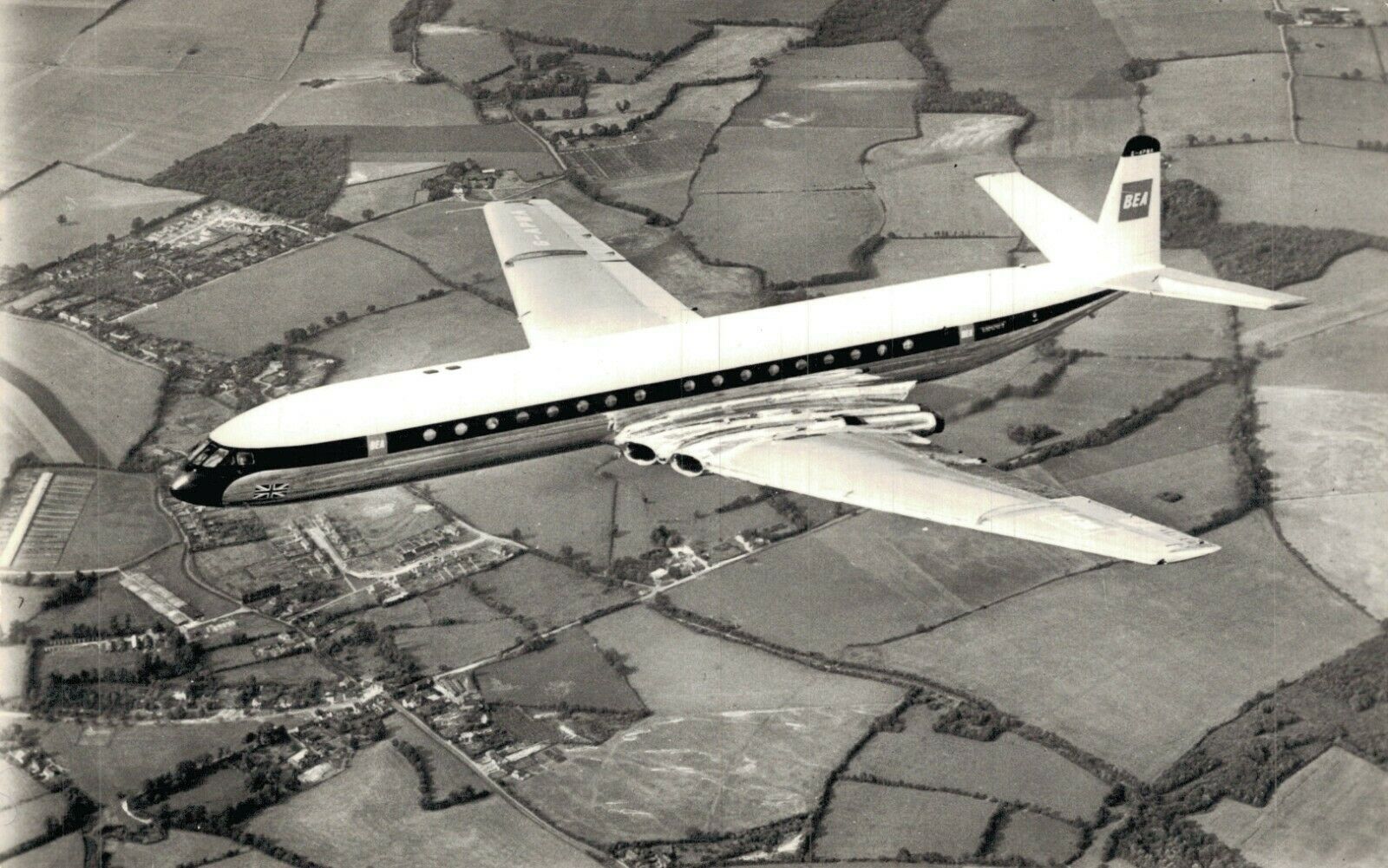Aviation Havilland Comet 4B England Aircraft Vintage RPPC 08.07 ...