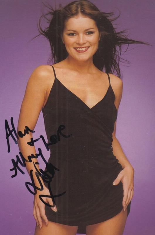 Lisa Kay Hollyoaks Hand Sign Official Double Sided Pictures Rare Cast ...