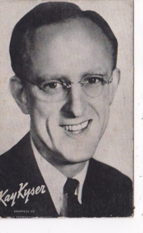 Vintage Arcade Card Kay Kyser | Topics - Entertainment - Music ...