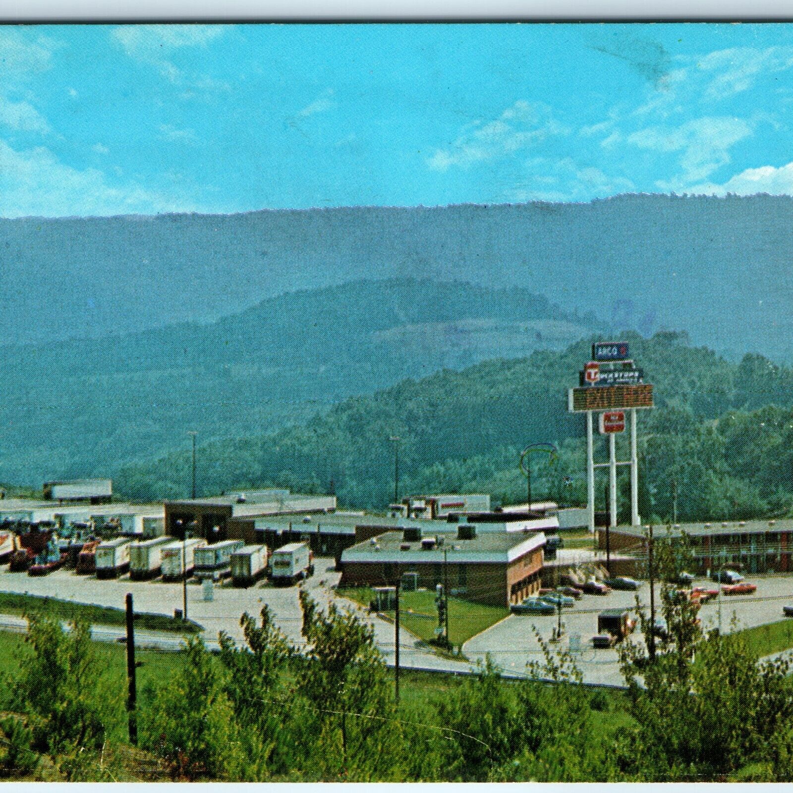 c1960s Clearfield PA Truckstops America Truck Service Gas Station Semi ...