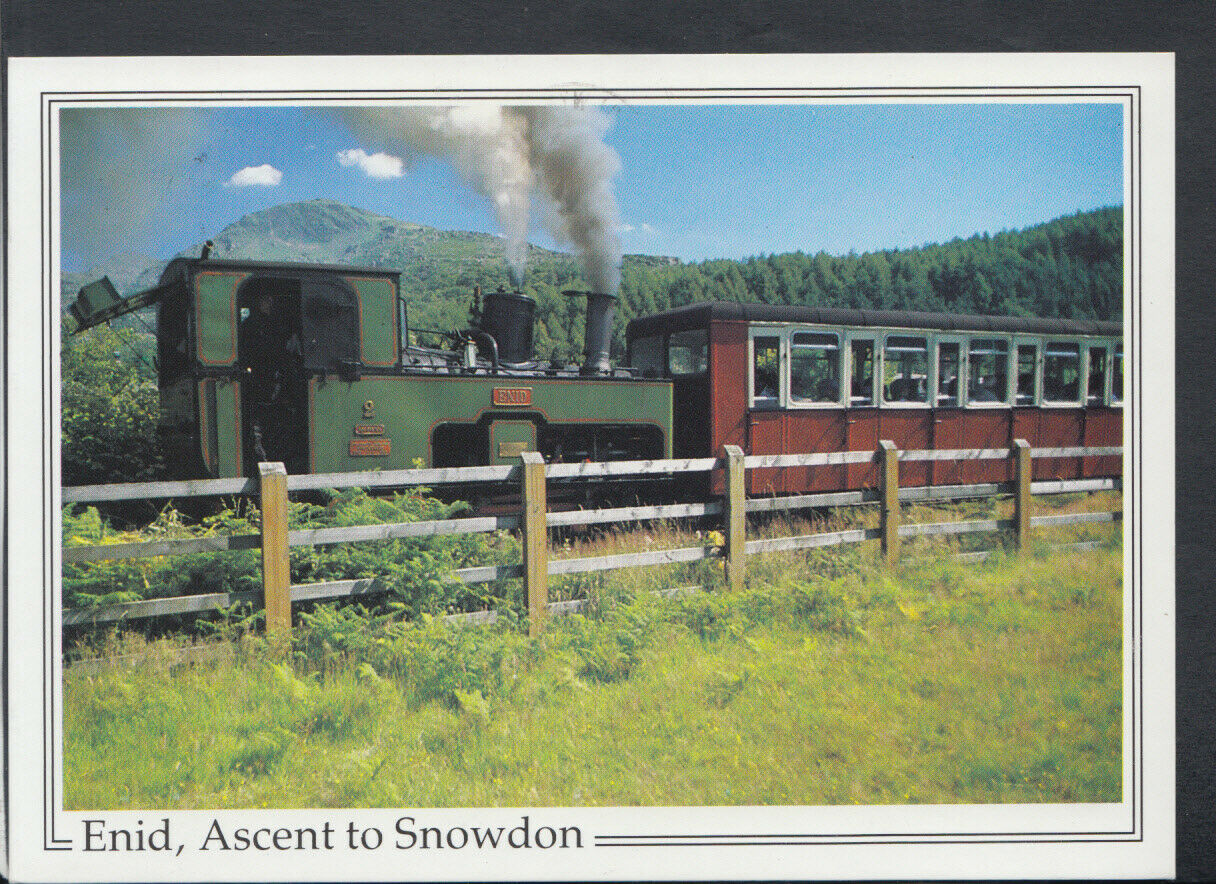 Railway Postcard - Snowdon Mountain Railway, Enid, Ascent To Snowdon ...
