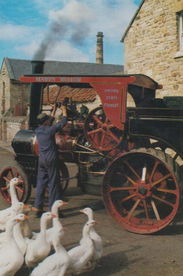 1928 Steam Tractor Beamish Farm Exhibit Vintage Postcard | Topics ...