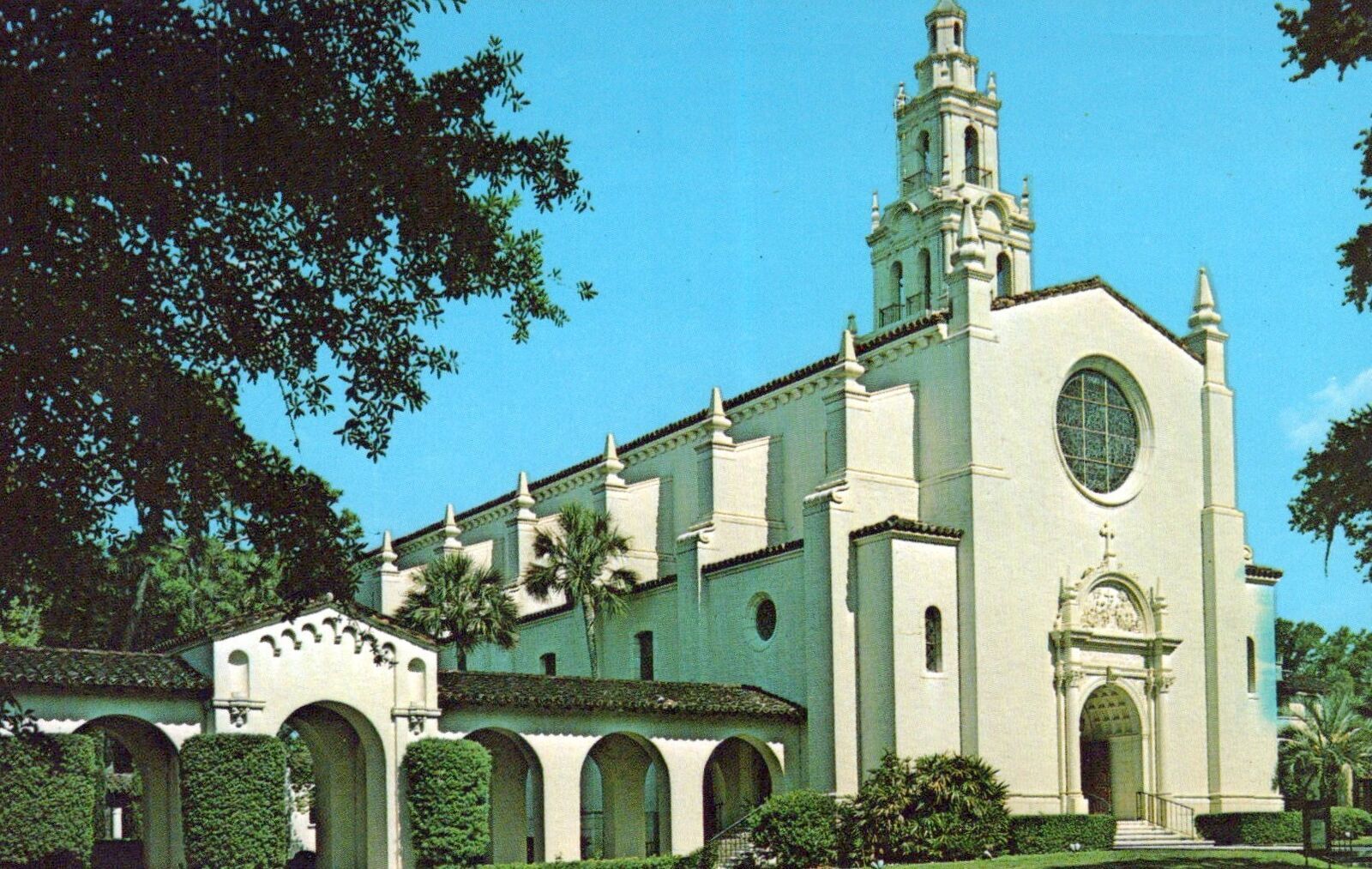 Vintage Standard Size Postcard Knowles Memorial Chapel at Winter Park ...