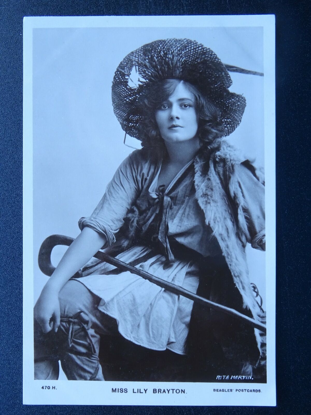 Actress MISS LILY BRAYTON as SHEPHERDESS c1904 RP Postcard by Beagles ...