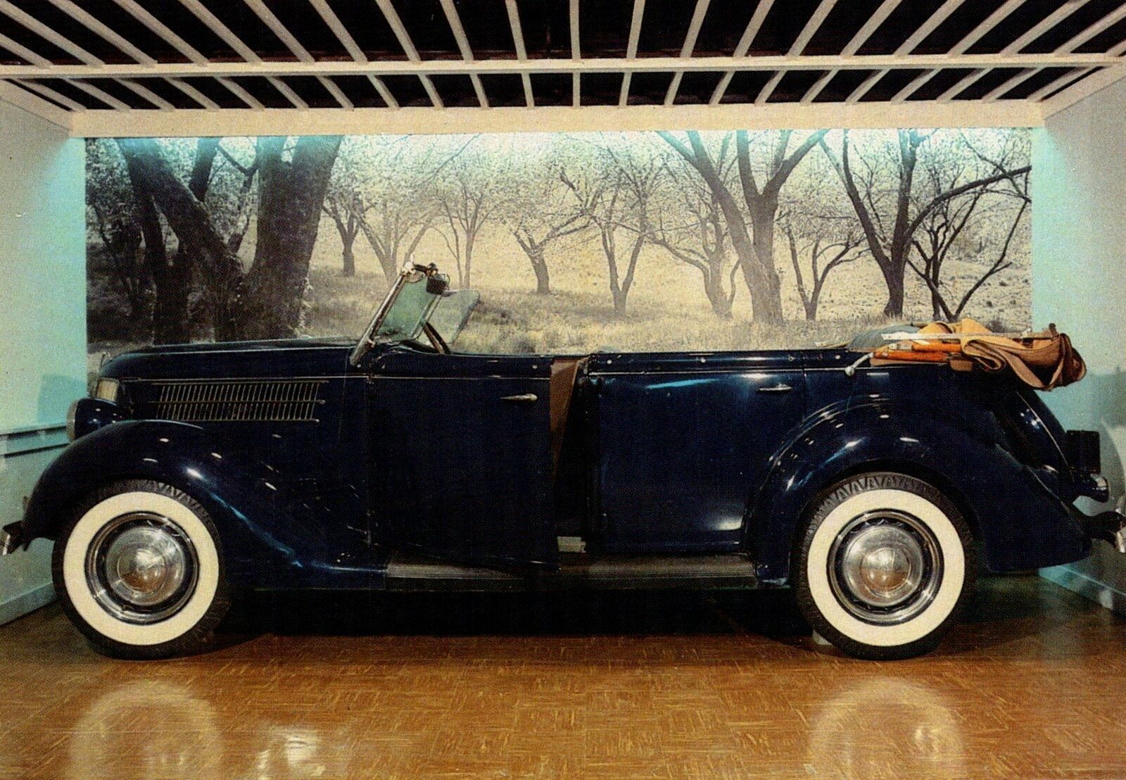 Vintage Continental Size Postcard Franklin D. Roosevelt's 1936 Ford ...