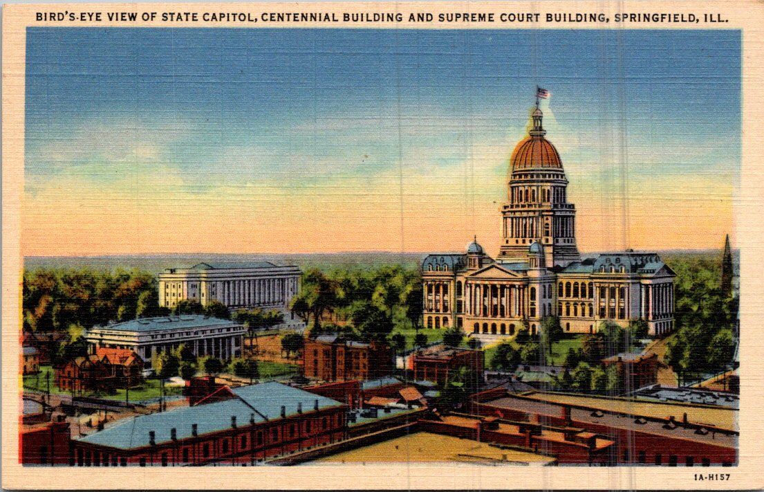Indiana Springfield State Capitol Centennial & Supreme Court Buildings ...