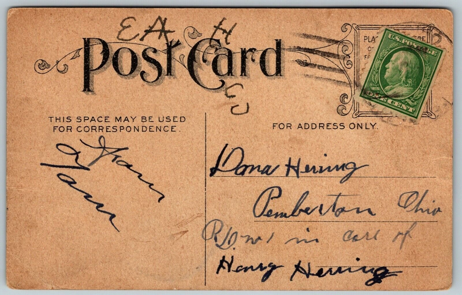 Stuck Again, Anthropomorphic Bear Sits on Tack, Comic - Postcard ...