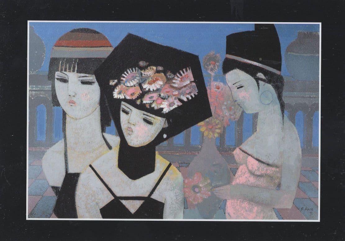 Minor Ritual Sexy Women German Endre Roder Art Deco Painting Postcard ...