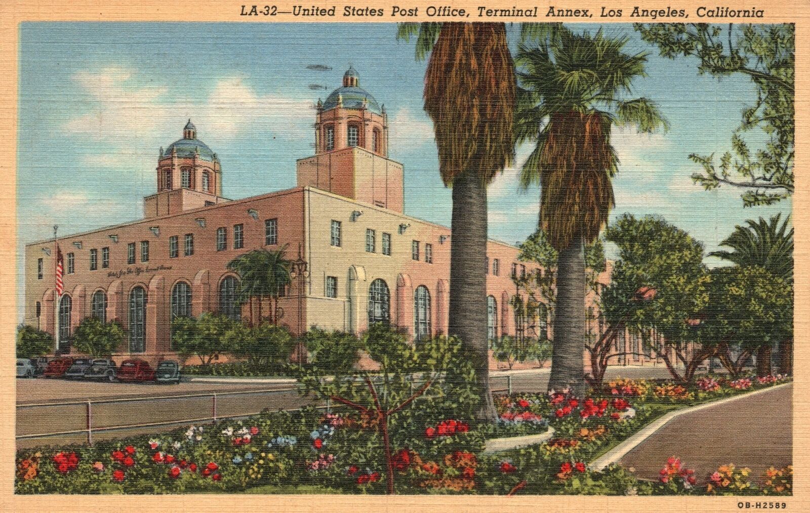 Vintage Postcard 1944 US Post Office Terminal Annex Los Angeles ...