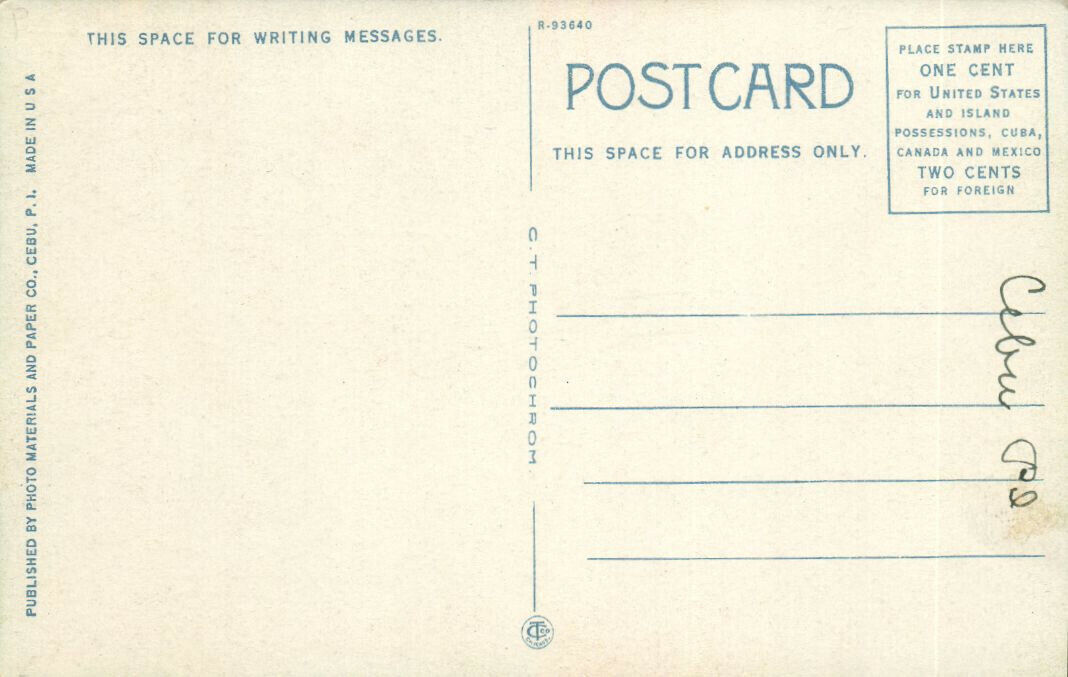 PC PHILIPPINES, CEBU, FILIPINO FISHERMAN, Vintage Postcard (b39828 ...