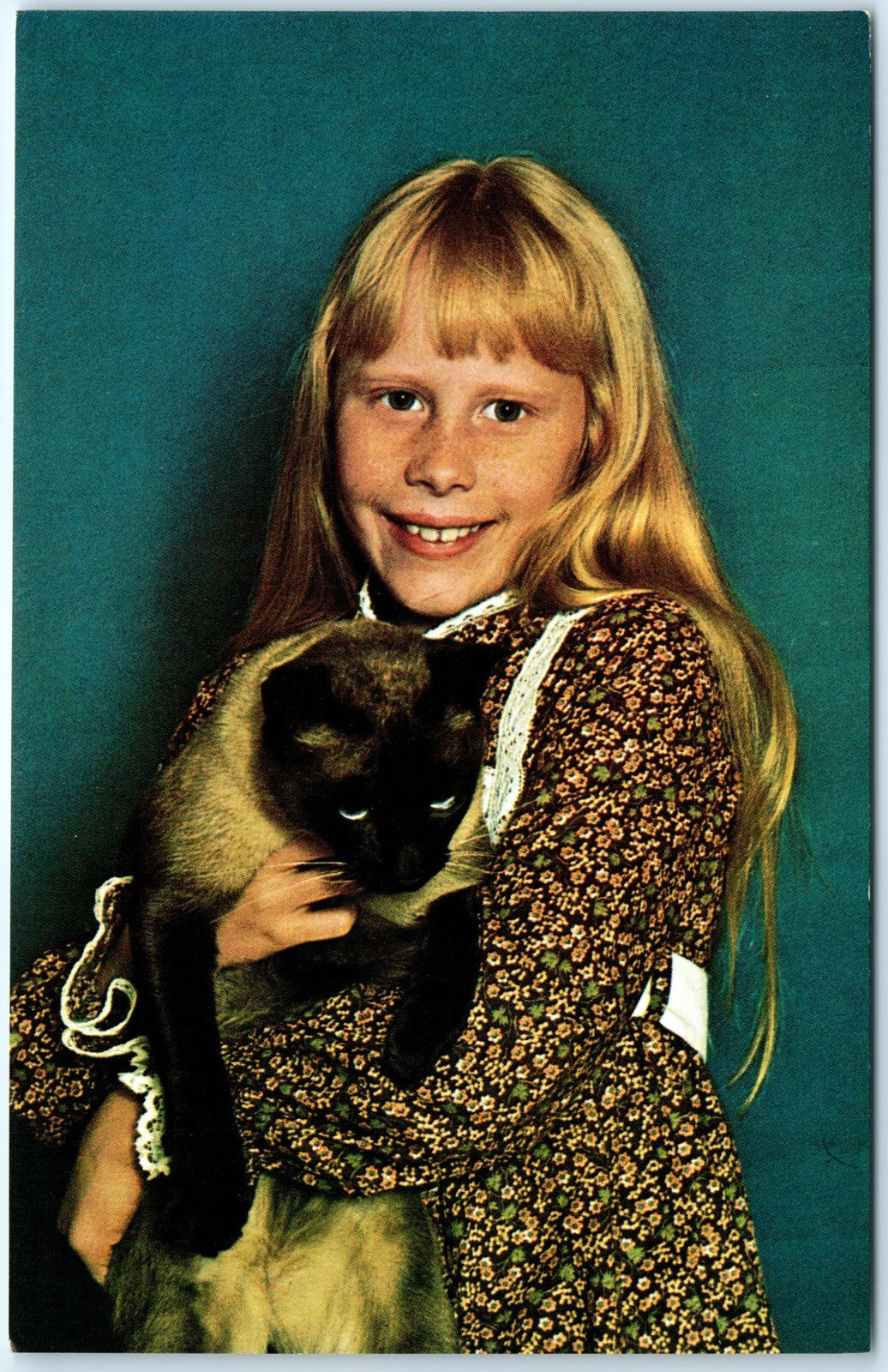 c1970s Adorable Amy Carter Siamese Cat President Jimmy's Daughter ...