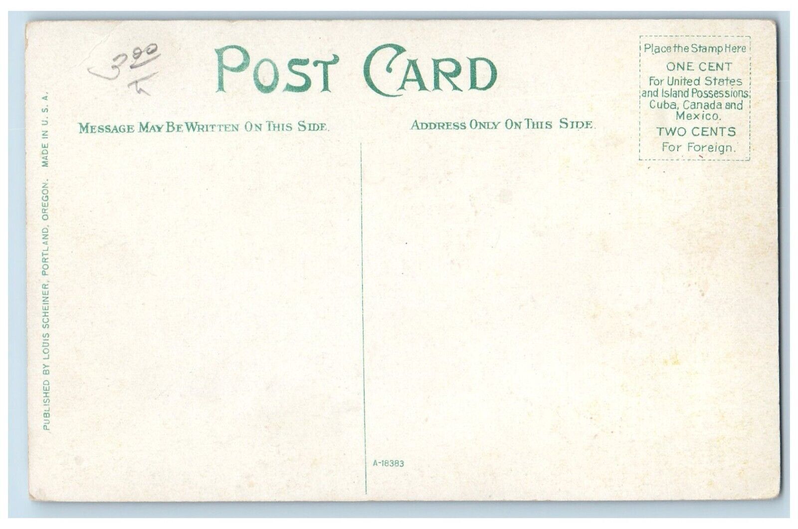 Portland Oregon Postcard Fountain City Park Exterior View c1910 Vintage ...