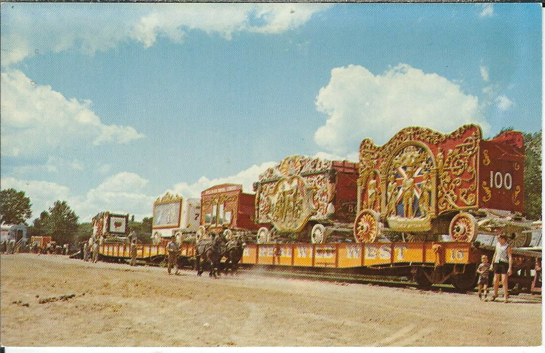BB-024 Circus Train Loaded Daily Circus World Museum Baraboo 1960s-70s ...