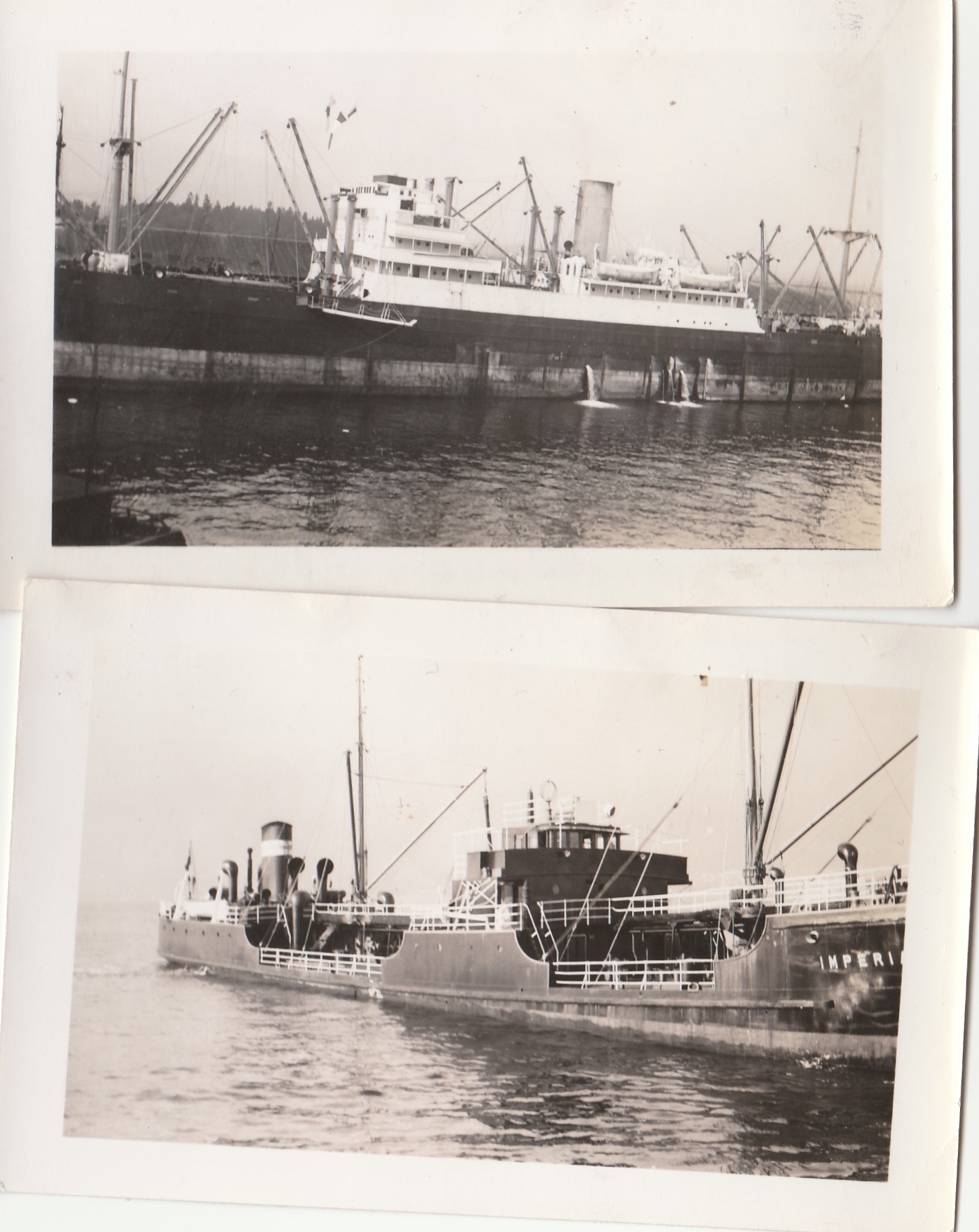Vintage 1940'S Real Photos Original Snapshots - Laker Ships 2 Different ...