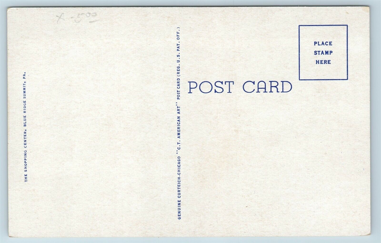 Postcard PA Blue Ridge Summit Western Maryland WMRR Railroad Train ...