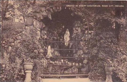 Indiana Rome City Grotto At Kneipp Sanatorium | United States - Indiana ...